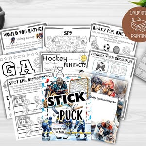 Ultimate Hockey Activity Bundle for Kids, Activity Pack, Travel ...