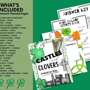 Ireland for Kids, Ireland Activities, Ireland Coloring, Travel ...
