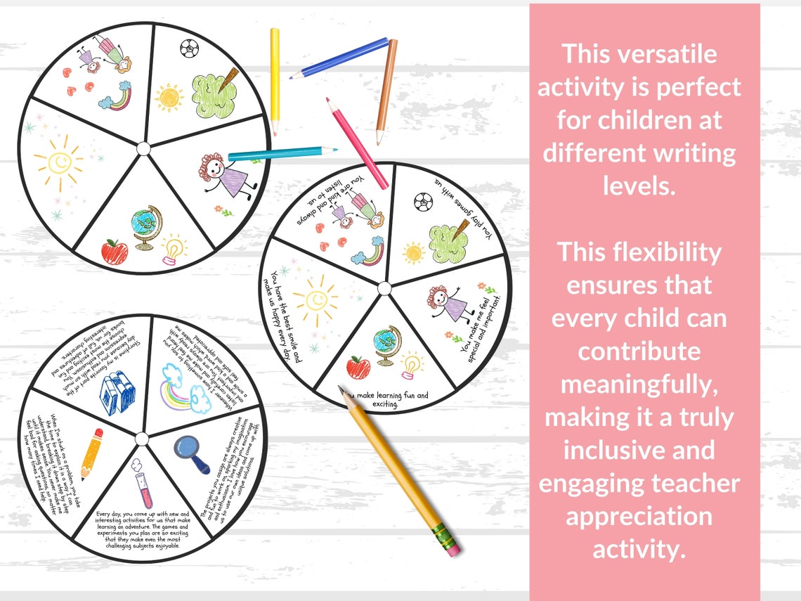 Teacher Appreciation Printable, Spinner Wheel, Teacher Appreciation ...