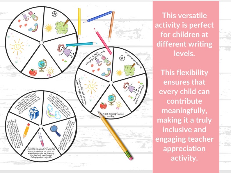 Teacher Appreciation Printable, Spinner Wheel, Teacher Appreciation ...