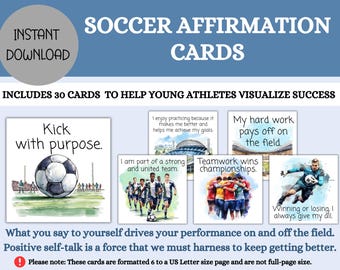 30 Printable Positive Affirmation Cards for Kids, Self Esteem ...