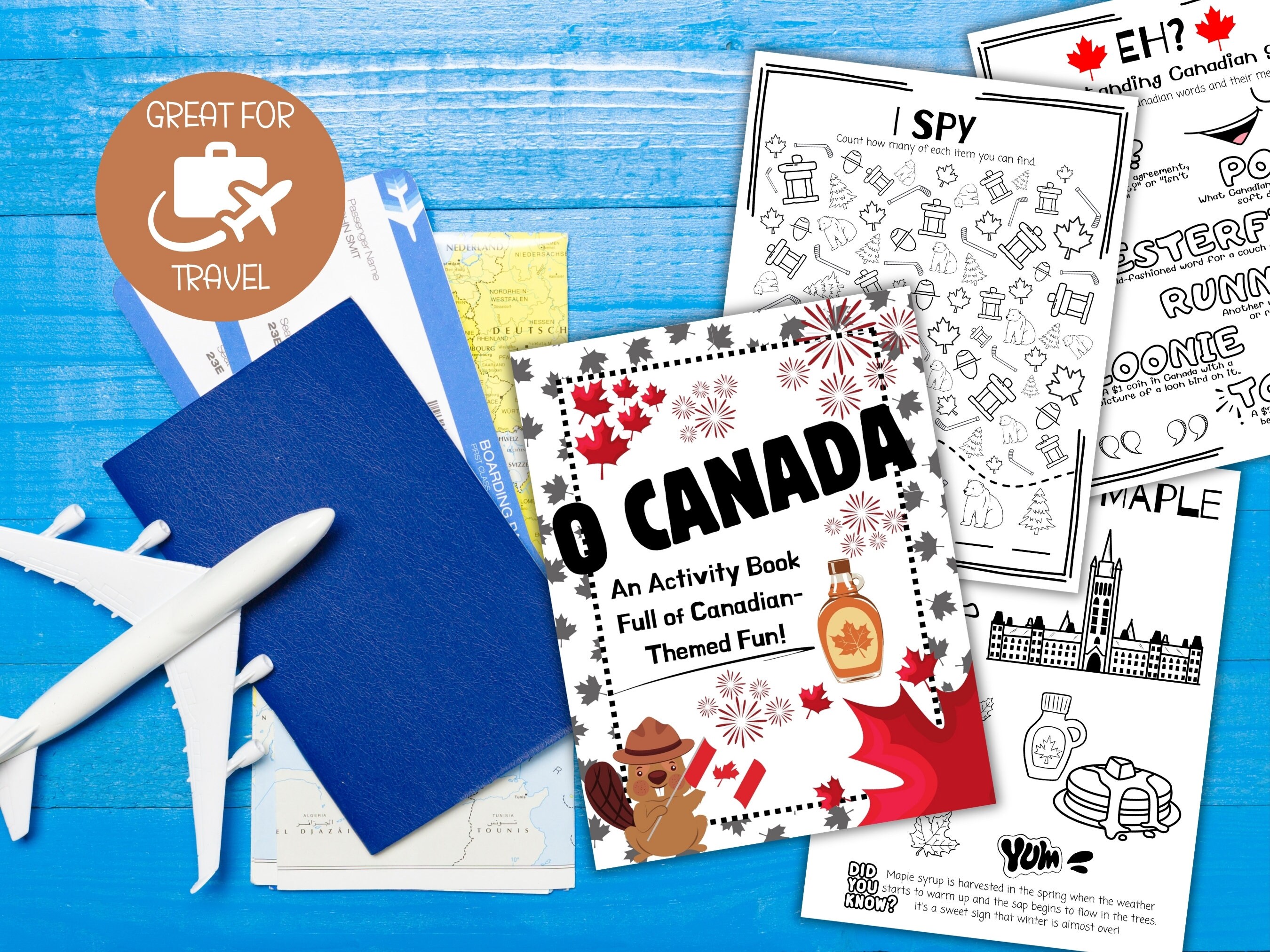 Canada Day Activity Bundle, Canada Day Printables, Canadian Worksheet ...