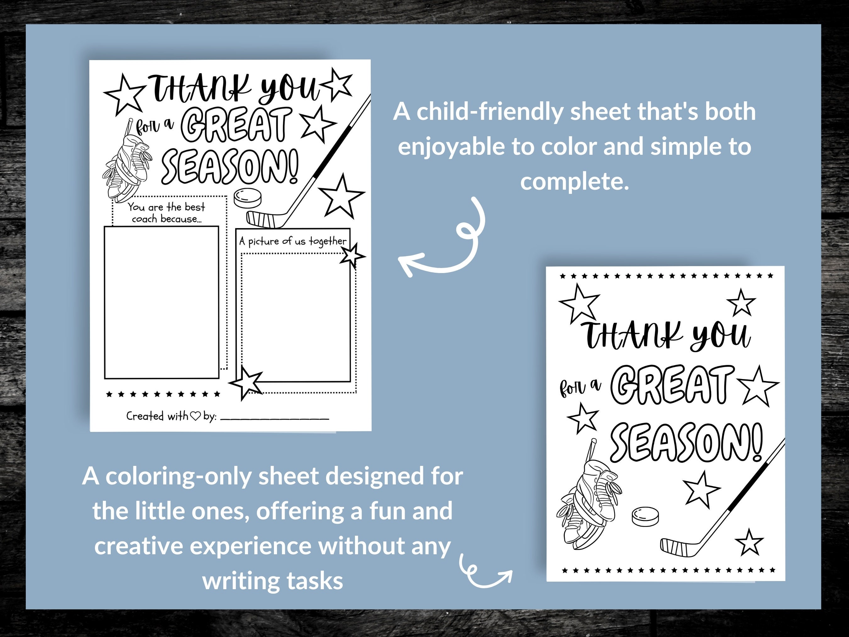 Hockey Coach Appreciation, Thank You Coach, Coloring Pages, Thank You ...