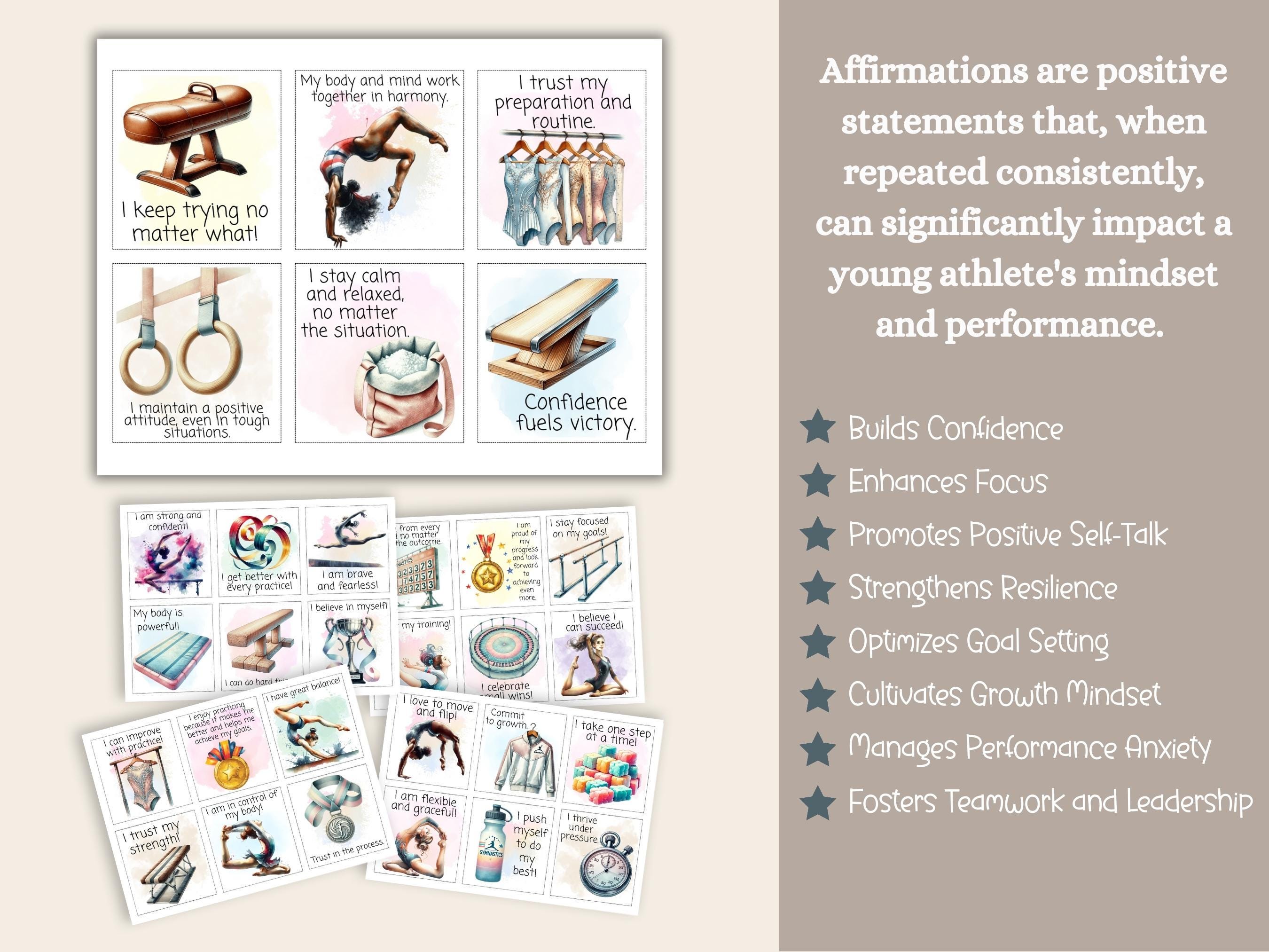 30 Printable Positive Affirmation Cards for Kids, Self Esteem ...