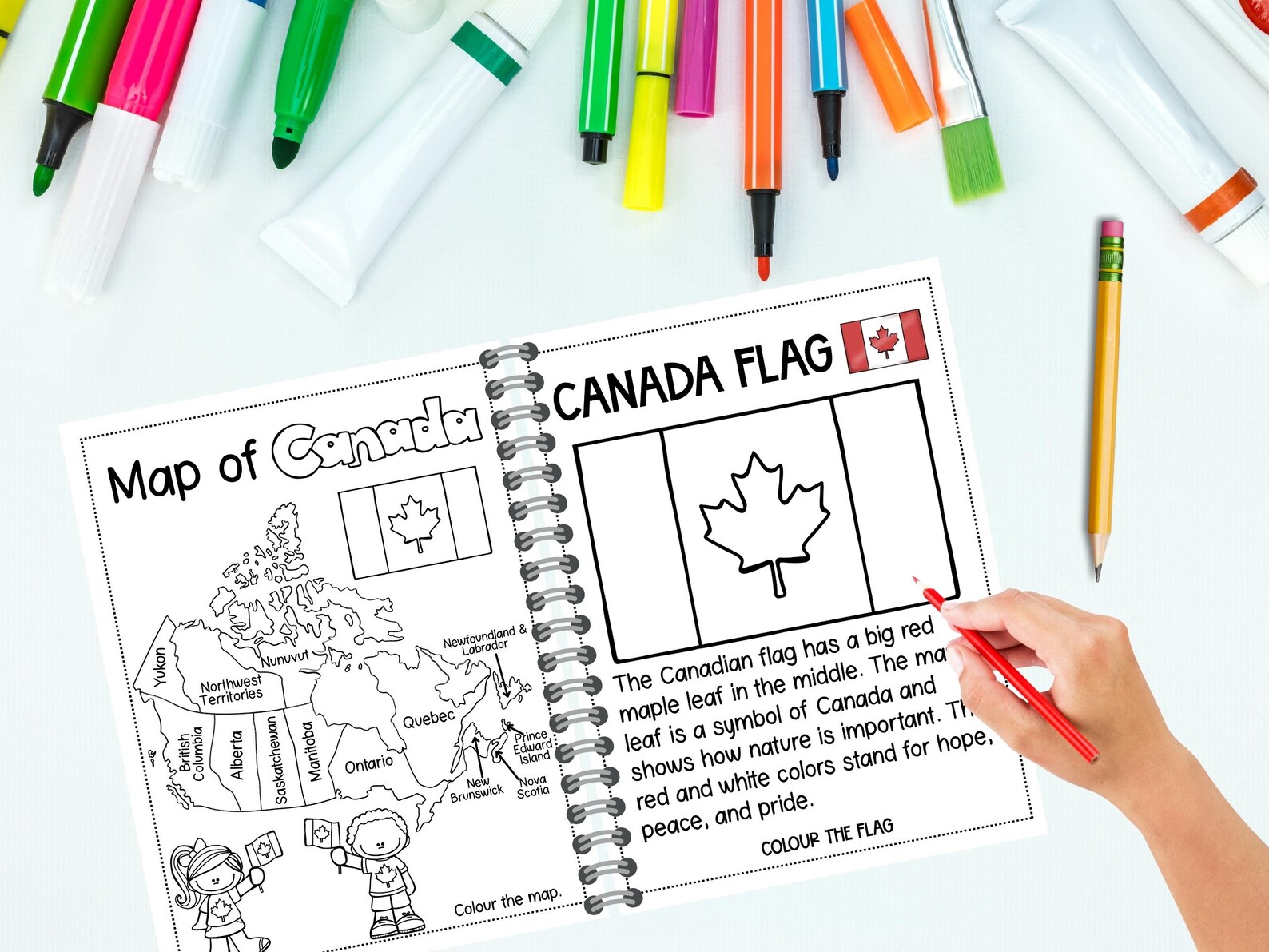 Canadian Provinces & Territories Printable | 80+ Page Kids Activity ...