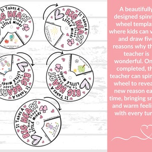 Teacher Appreciation Printable, Spinner Wheel, Teacher Appreciation ...