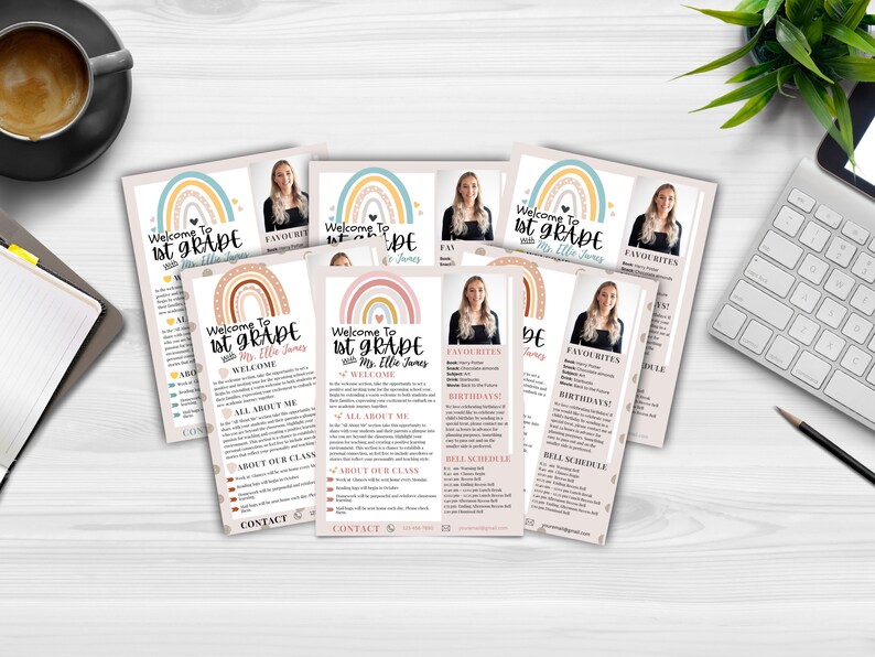 Class Snapshot One Page Meet the Teacher and Class Overview, Teacher ...