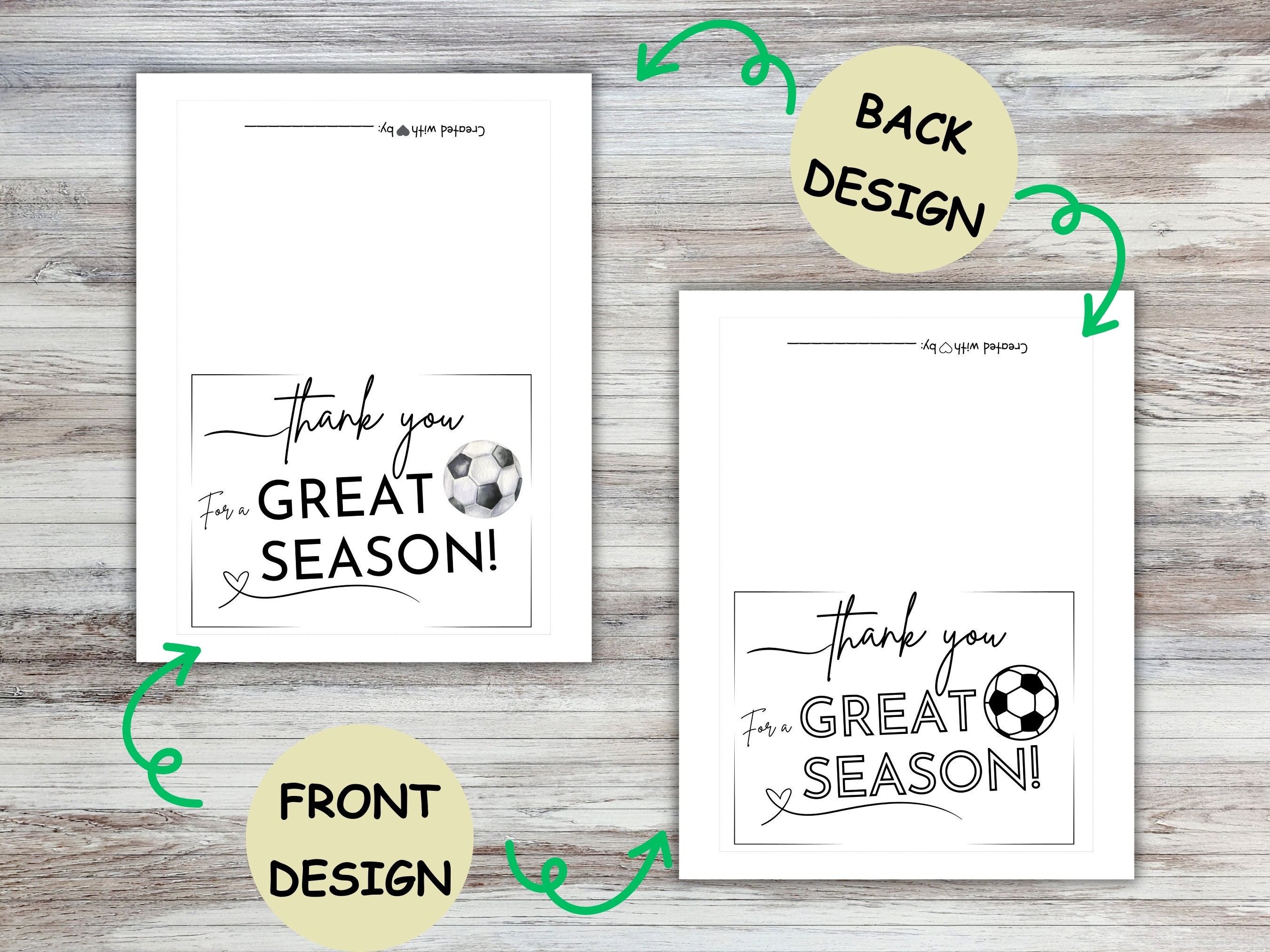 PRINTABLE Soccer Card, Coloring Coach Card, Thank You Coach, Coach ...
