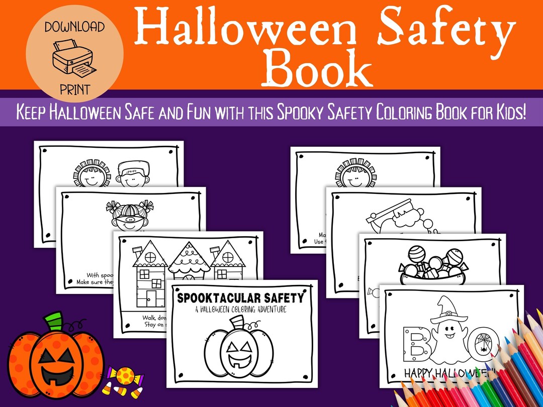 Halloween Safety, Halloween Printables, Halloween Coloring Pages ...