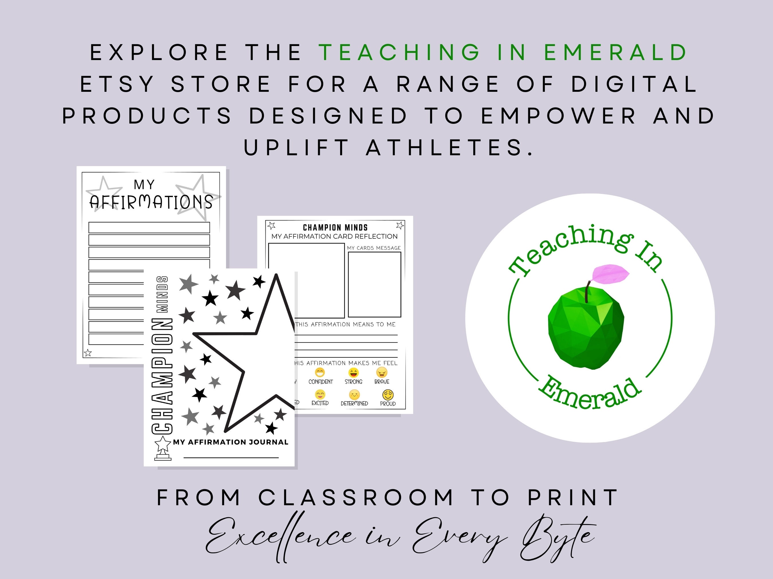 30 Printable Positive Affirmation Cards for Kids, Self Esteem ...