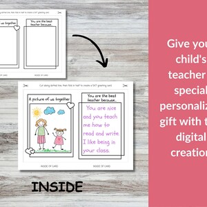 PRINTABLE St. Patrick's Day, Coloring Teacher Card, Thank You Teacher ...