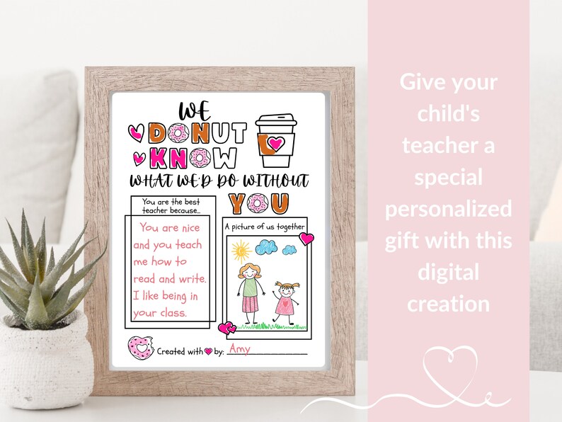 Teacher Appreciation Printable, Teacher Appreciation Week Gift, Thank ...