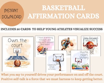 30 Printable Positive Affirmation Cards for Kids, Self Esteem ...