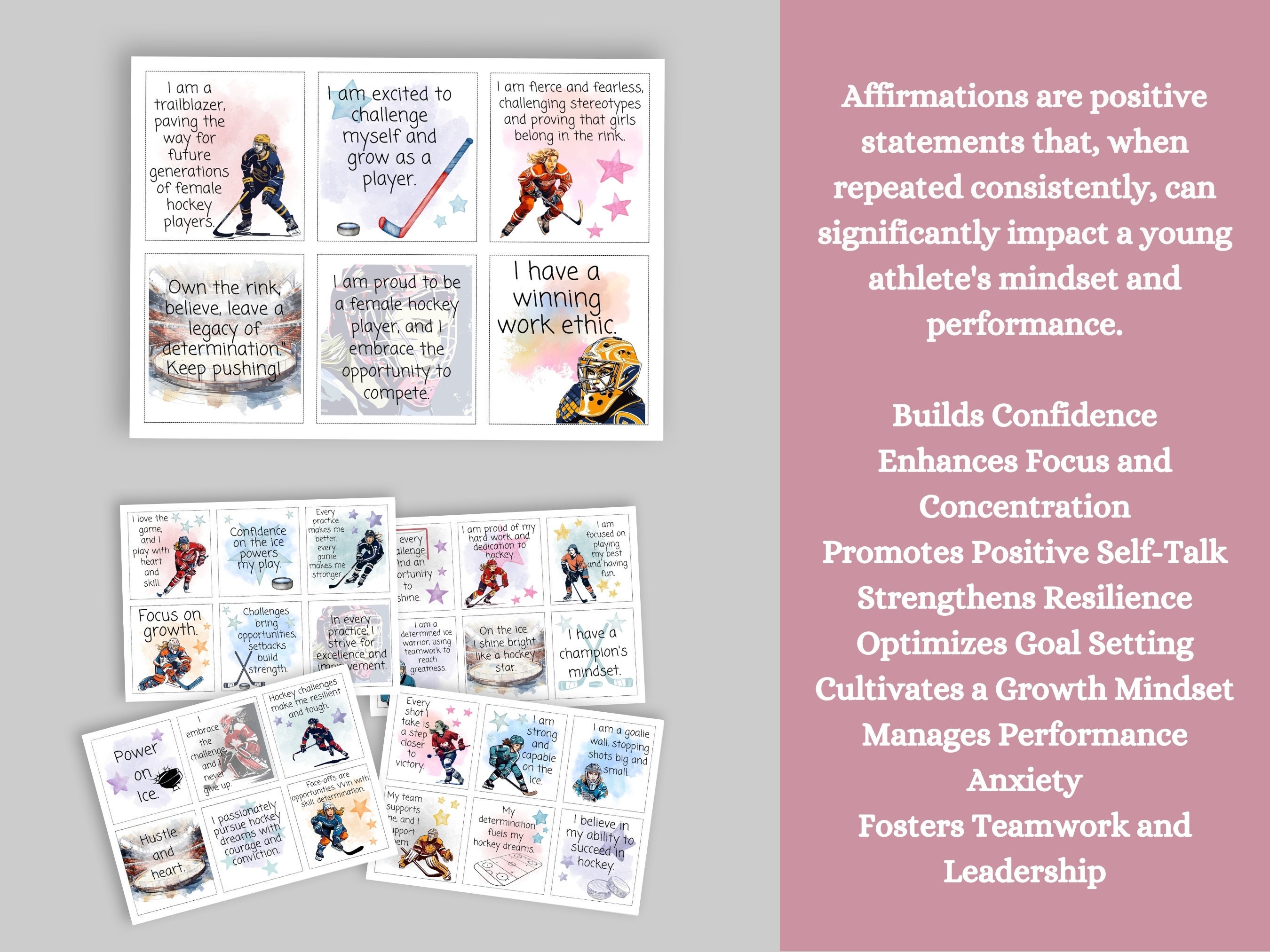 30 Printable Positive Affirmation Cards for Kids, Self Esteem ...