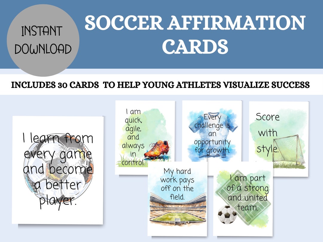 30 Printable Positive Affirmation Cards for Kids, Self Esteem ...