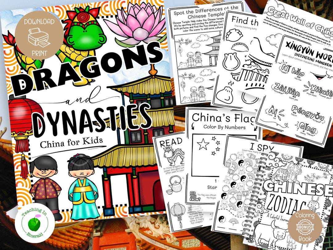 China for Kids, China Activities, China Coloring, Travel Activities for ...