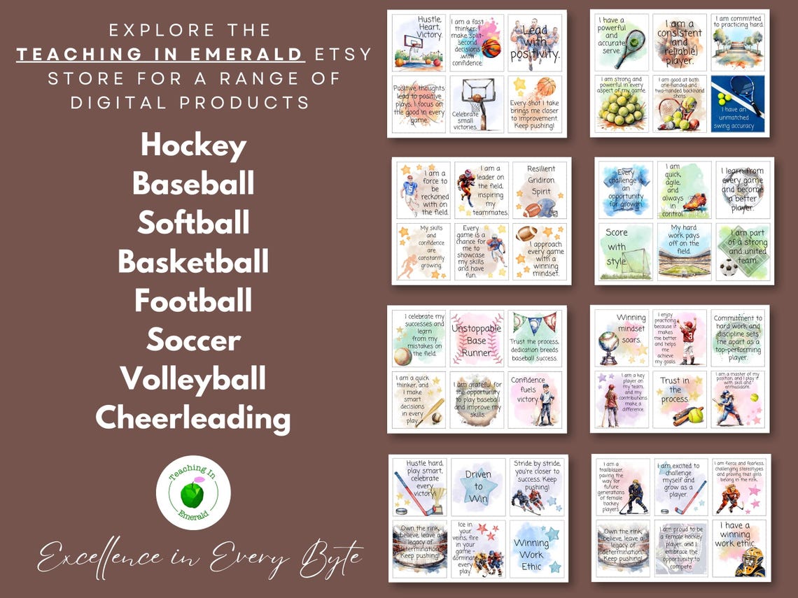 30 Printable Positive Affirmation Cards for Kids, Self Esteem ...