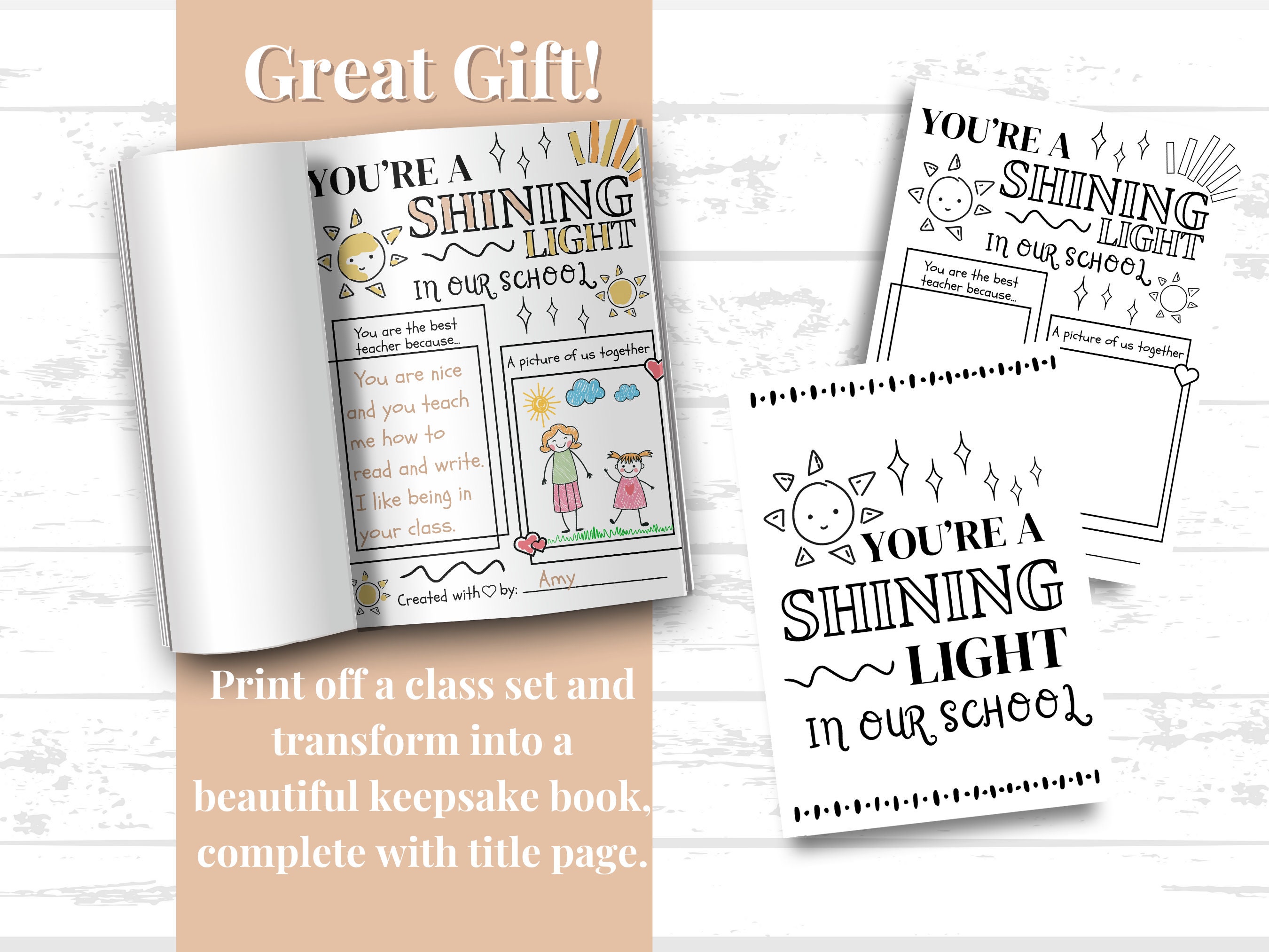 Teacher Appreciation Printable, Teacher Appreciation Week Gift, Thank ...