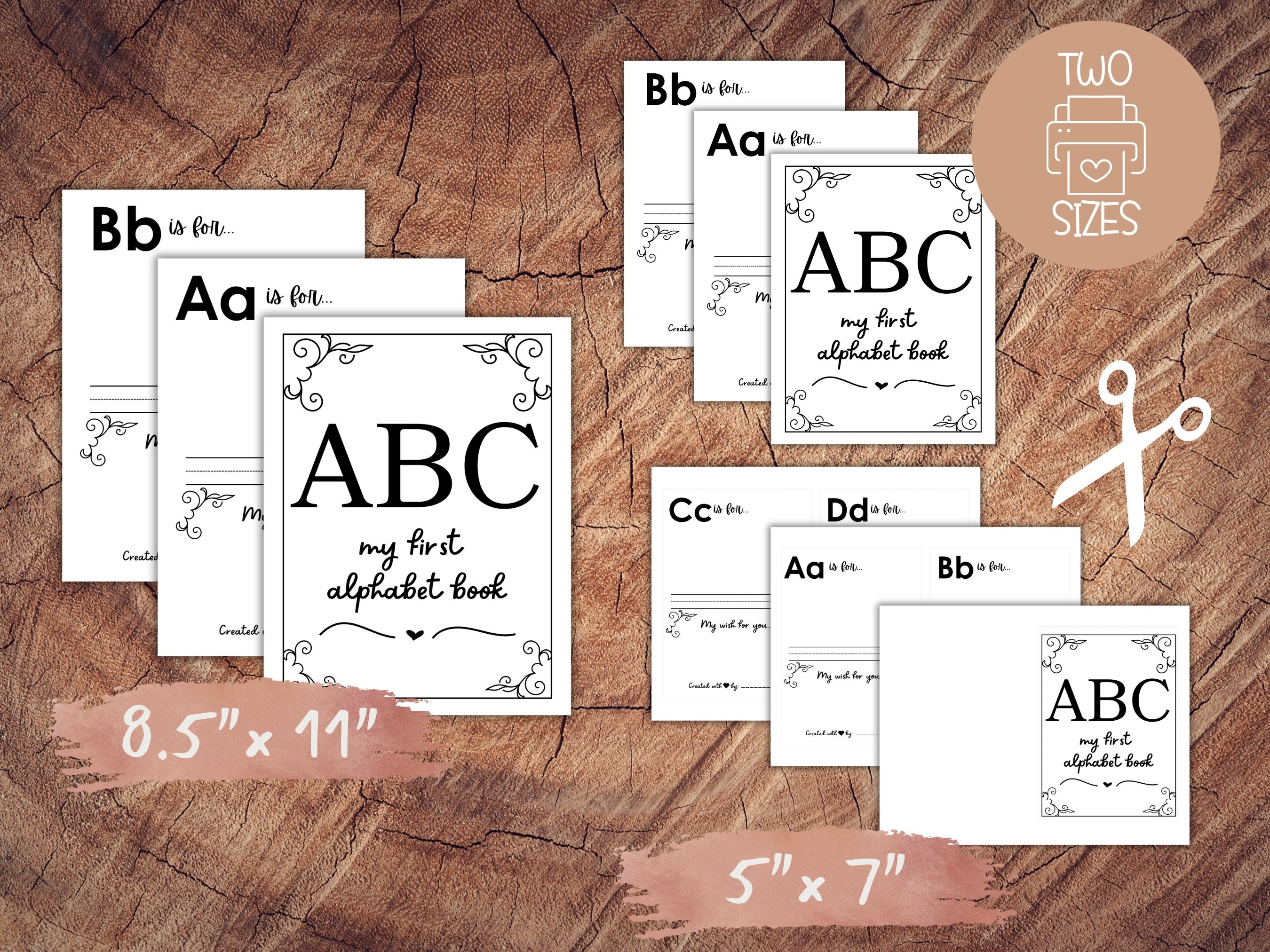 Baby's First ABC Book, Baby's First Alphabet Book, Blank Alphabet Book ...