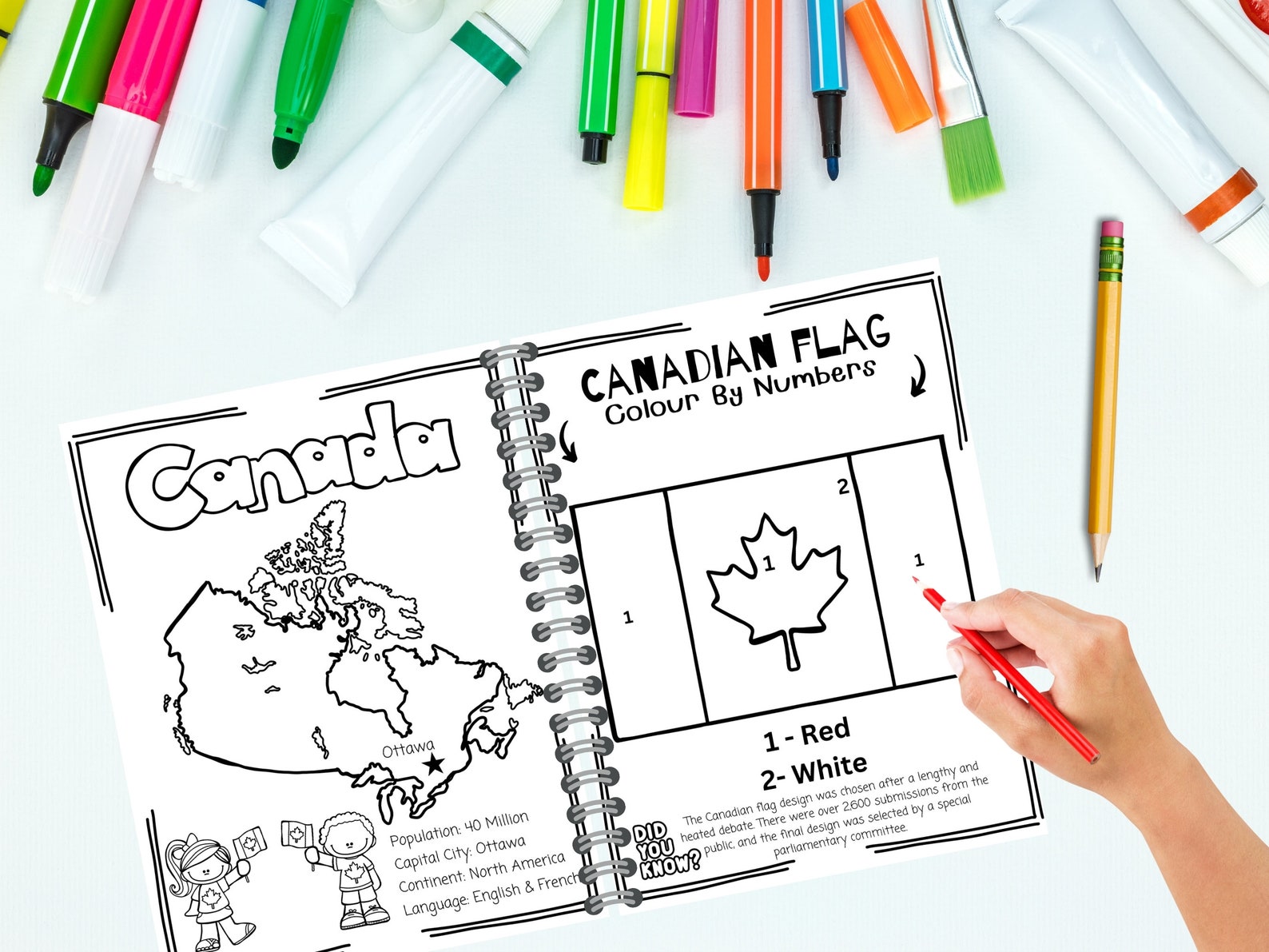 Canada Day Activity Bundle, Canada Day Printables, Canadian Worksheet ...
