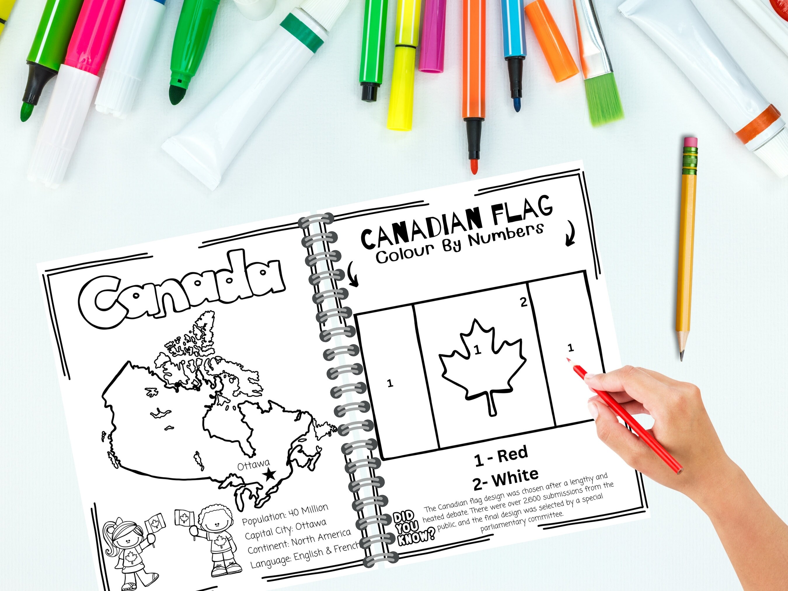 Canada Day Activity Bundle, Canada Day Printables, Canadian Worksheet ...