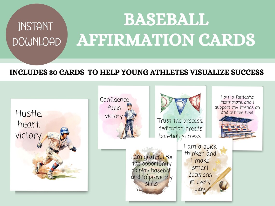 30 Printable Positive Affirmation Cards for Kids, Self Esteem ...