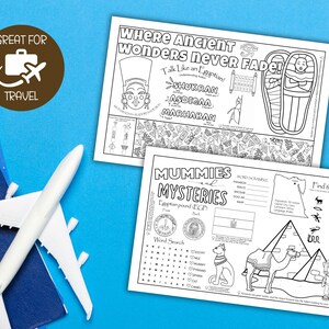 Egypt Themed Printable Activity Sheet, Placemat for Kids – Word Search ...