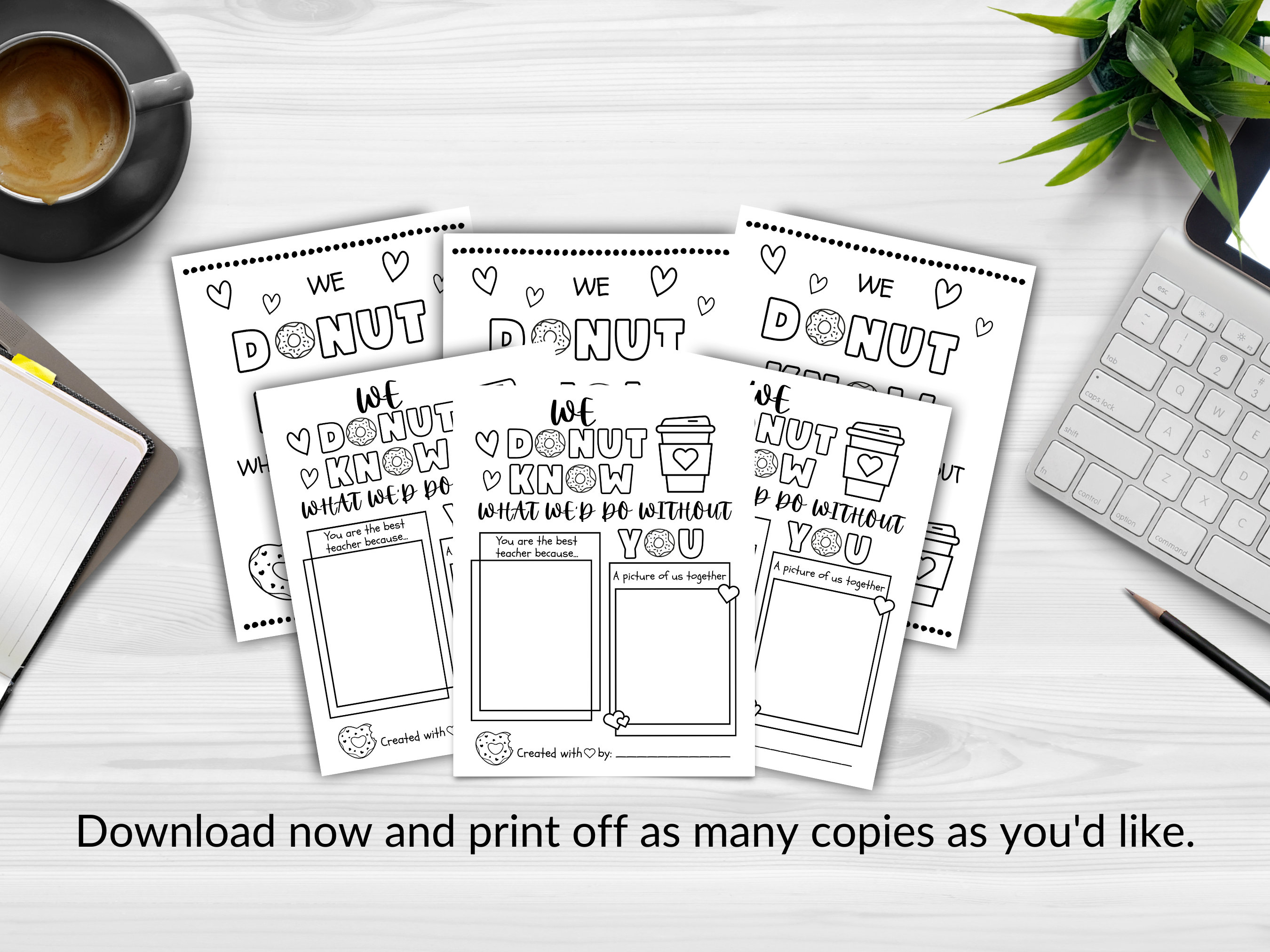 Teacher Appreciation Printable, Teacher Appreciation Week Gift, Thank ...