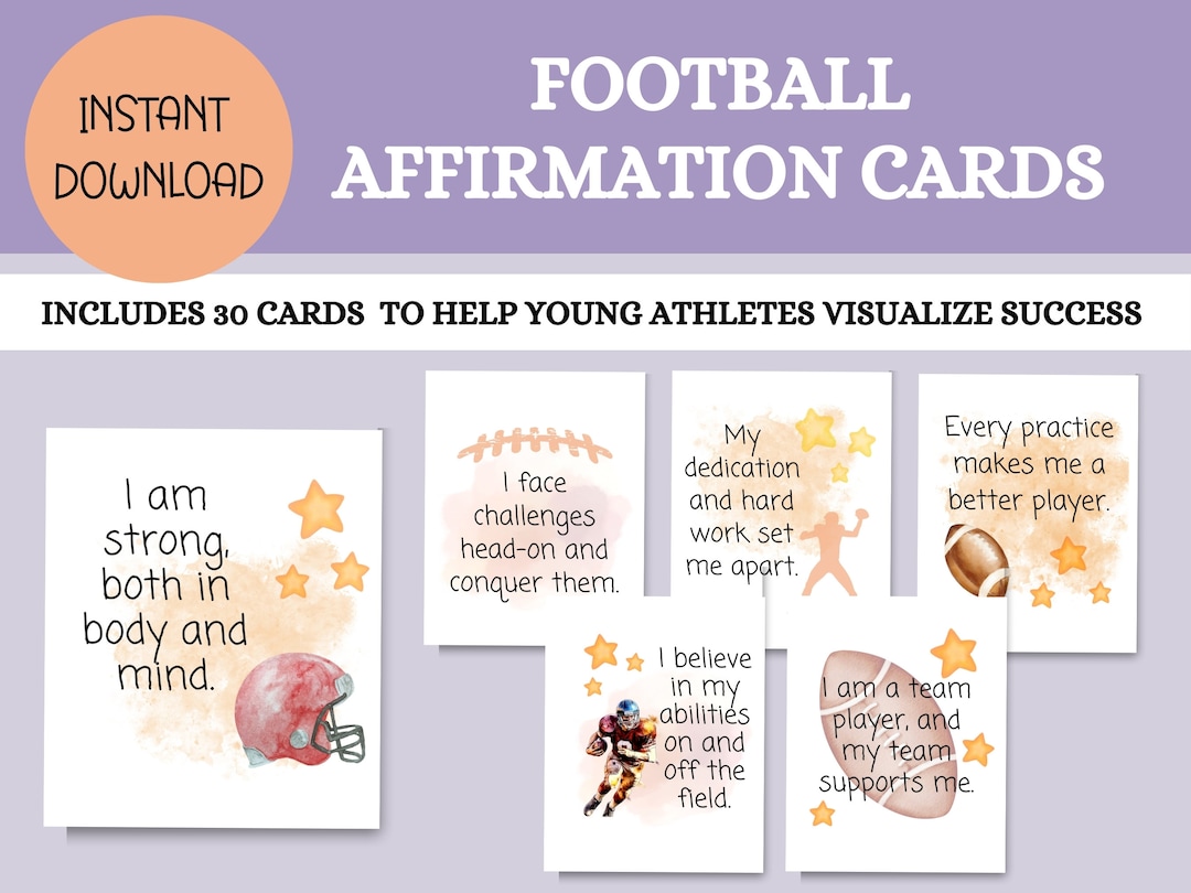30 Printable Positive Affirmation Cards for Kids, Self Esteem ...