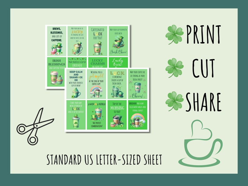 Coffee Appreciation Cards, Printable Thank You Card, Thank You Notes ...