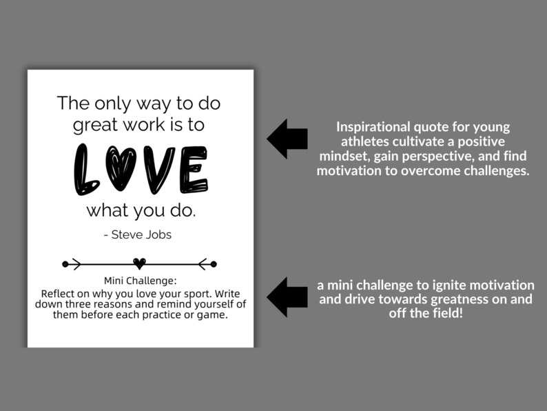 24 Printable Empowering Quotes for Young Athletes, Cards for Kids, Self ...