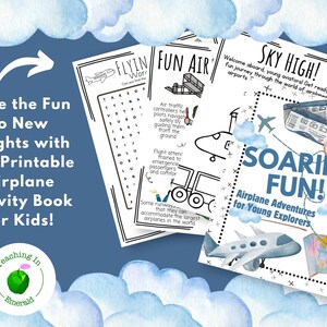 Airport Social Story, Airplane Coloring, Airplane Activity Book, Travel ...