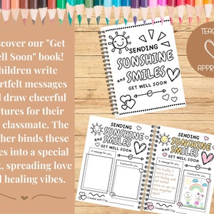 Printable Get Well Soon, Printable Coloring Page, Kid Coloring Sheet ...