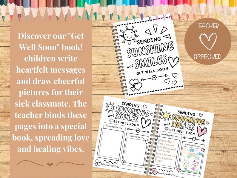 Printable Get Well Soon, Printable Coloring Page, Kid Coloring Sheet ...