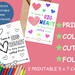 PRINTABLE It Takes a Big Heart Card, Coloring Teacher Card, Thank You ...