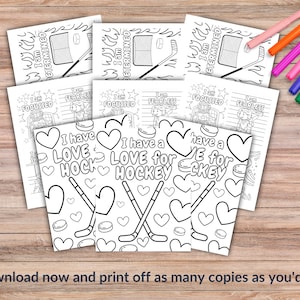 Hockey Positive Affirmation Printable Cards, Kids Affirmation Cards ...