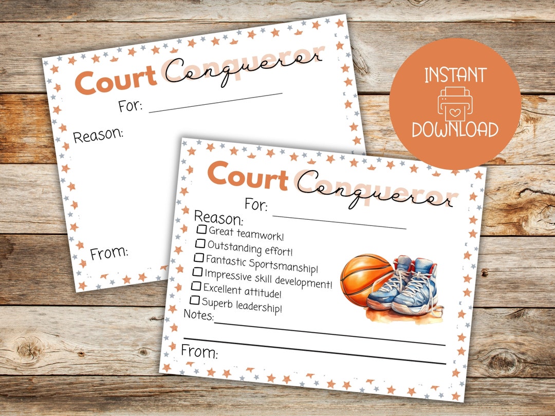 Basketball Player of the Game, Compliment Cards, Coach Communication ...
