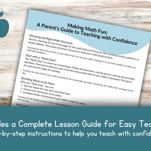 Fact Families, Printable Math Mini Unit PDF for Parents, On-the-go Math ...