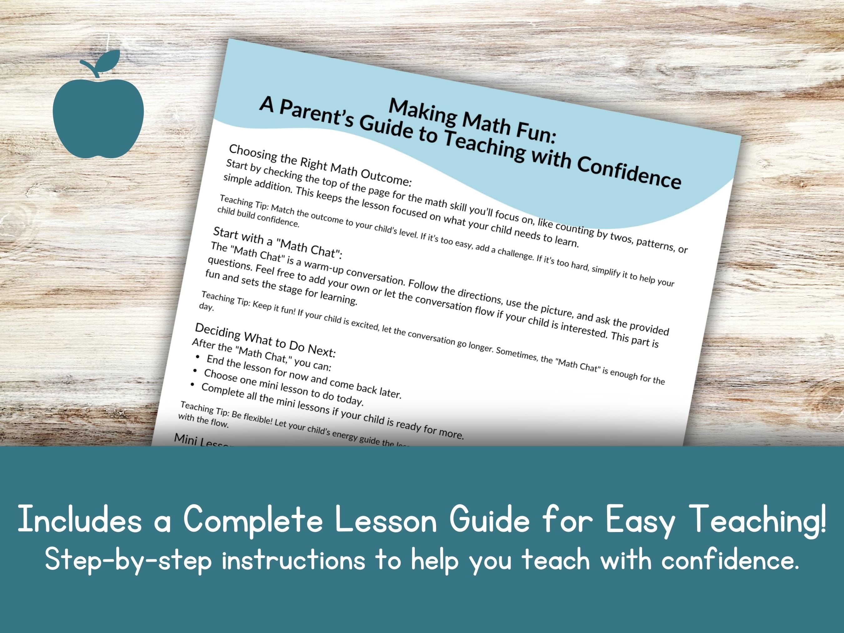 Fact Families, Printable Math Mini Unit PDF for Parents, On-the-go Math ...