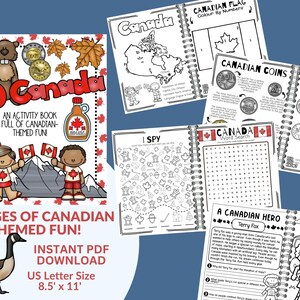 Canada Day Activity Bundle, Canada Day Printables, Canadian Worksheet ...