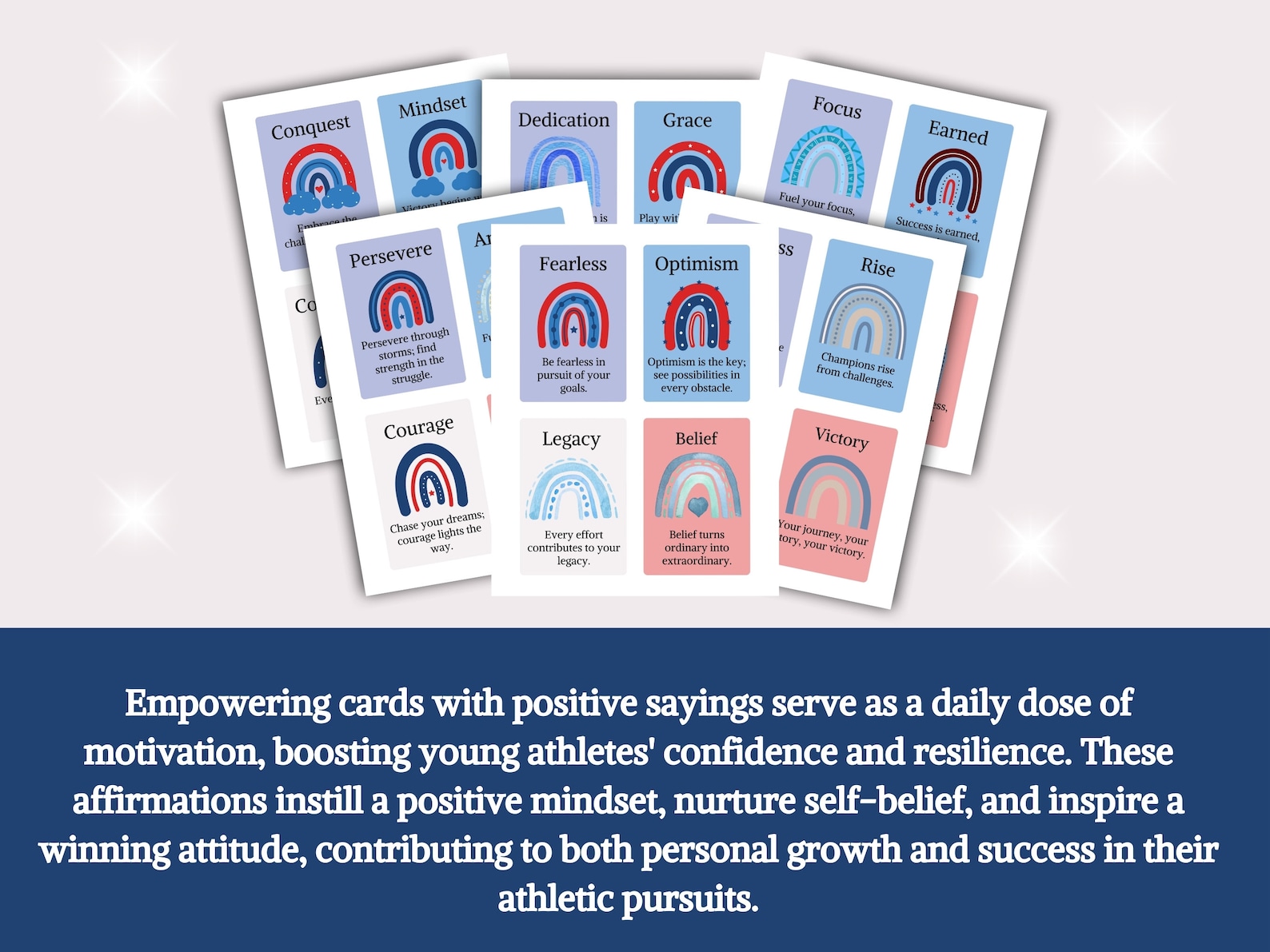 24 Printable Empowering Affirmations for Kids, Self Esteem, Confidence ...