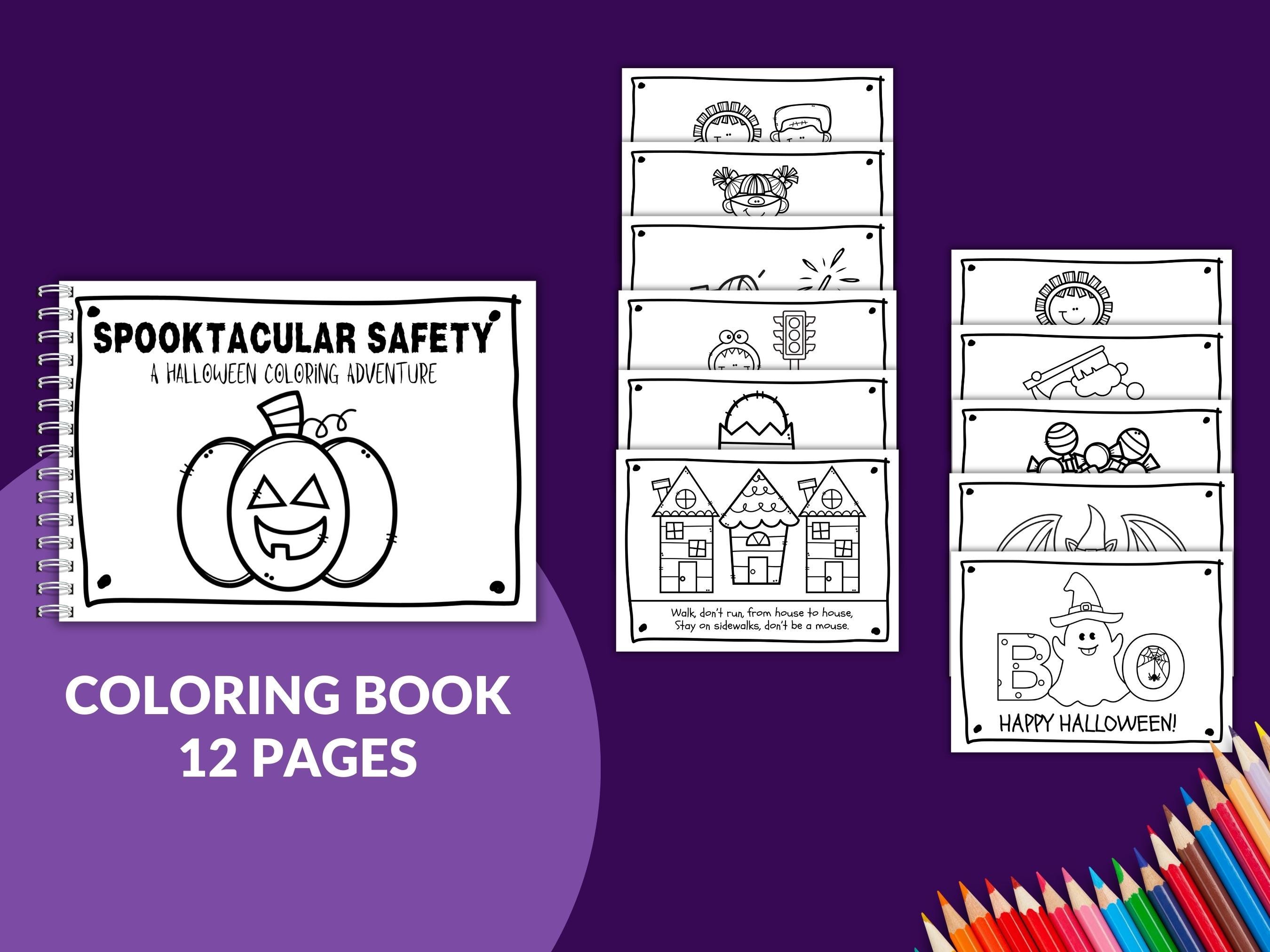 Halloween Safety, Halloween Printables, Halloween Coloring Pages ...