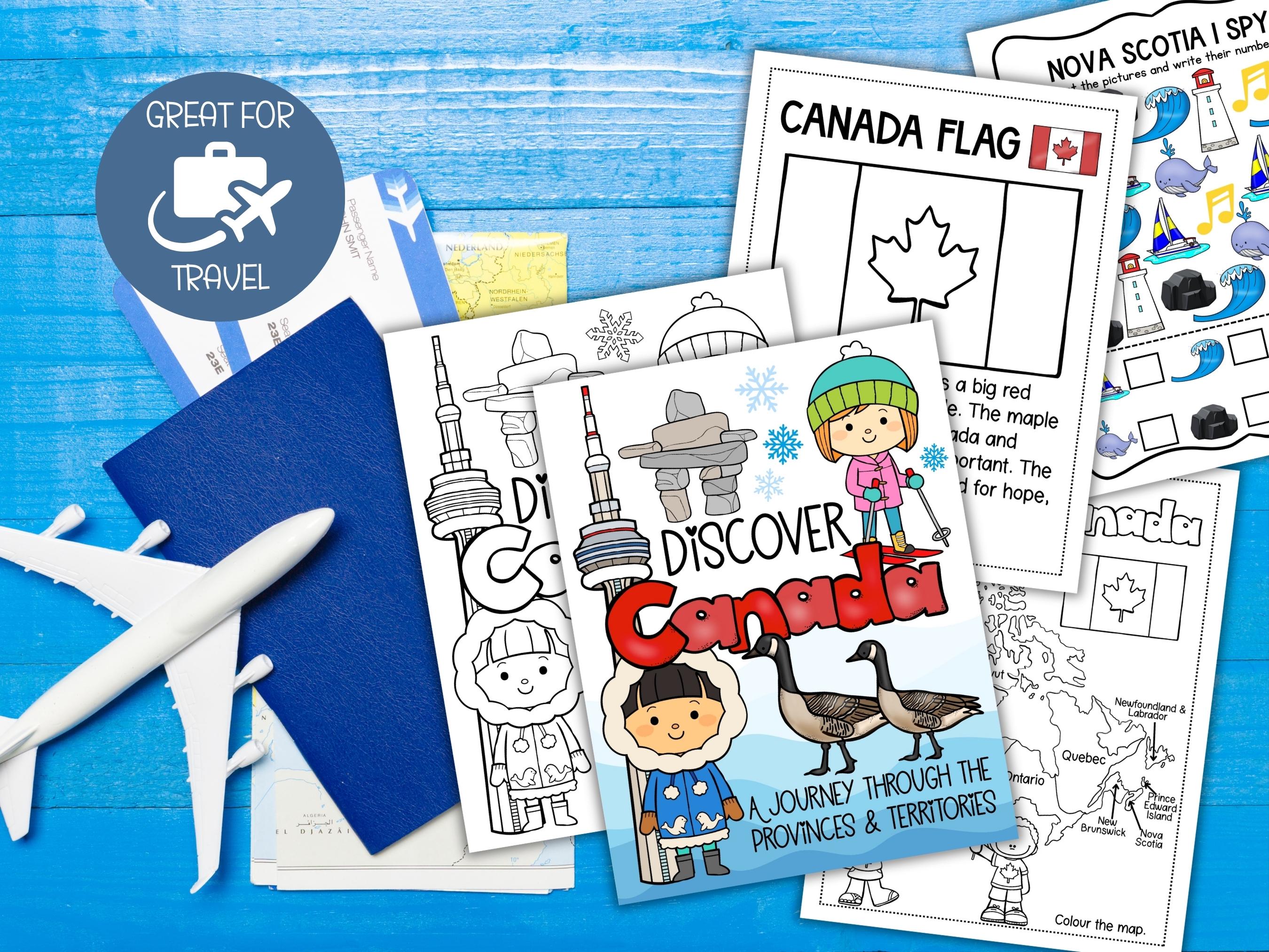 Canadian Provinces & Territories Printable | 80+ Page Kids Activity ...
