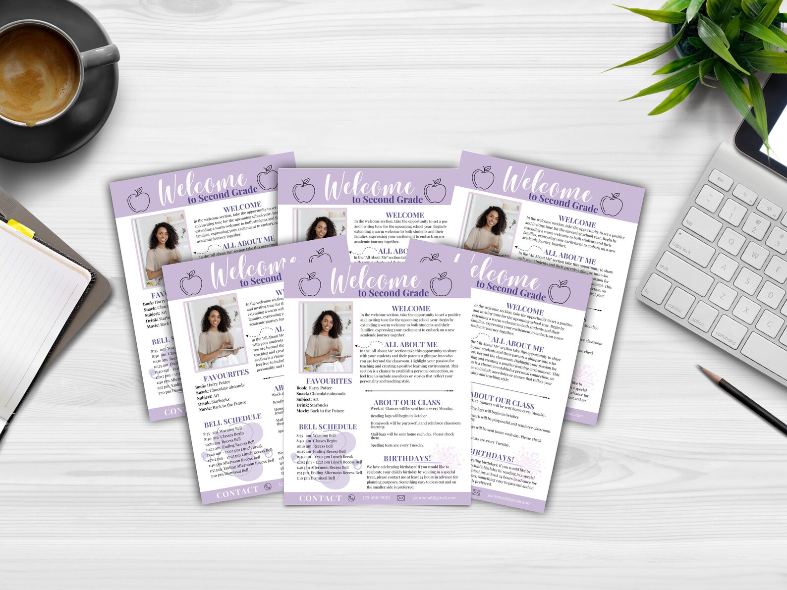 Class Snapshot One Page Meet the Teacher and Class Overview, Teacher ...