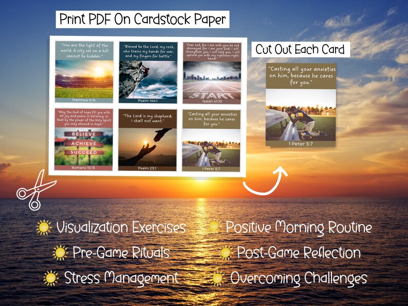 24 Bible Verse Cards, Printable Scripture Cards, Encouraging Bible ...