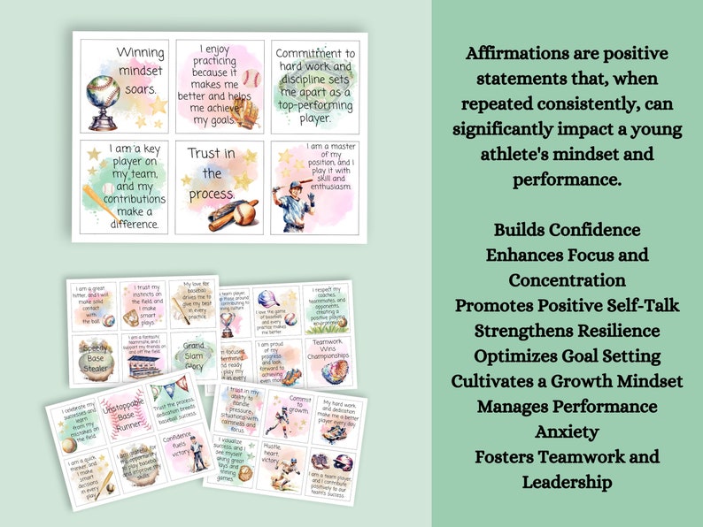 30 Printable Positive Affirmation Cards for Kids, Self Esteem ...