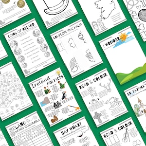 Ireland for Kids, Ireland Activities, Ireland Coloring, Travel ...