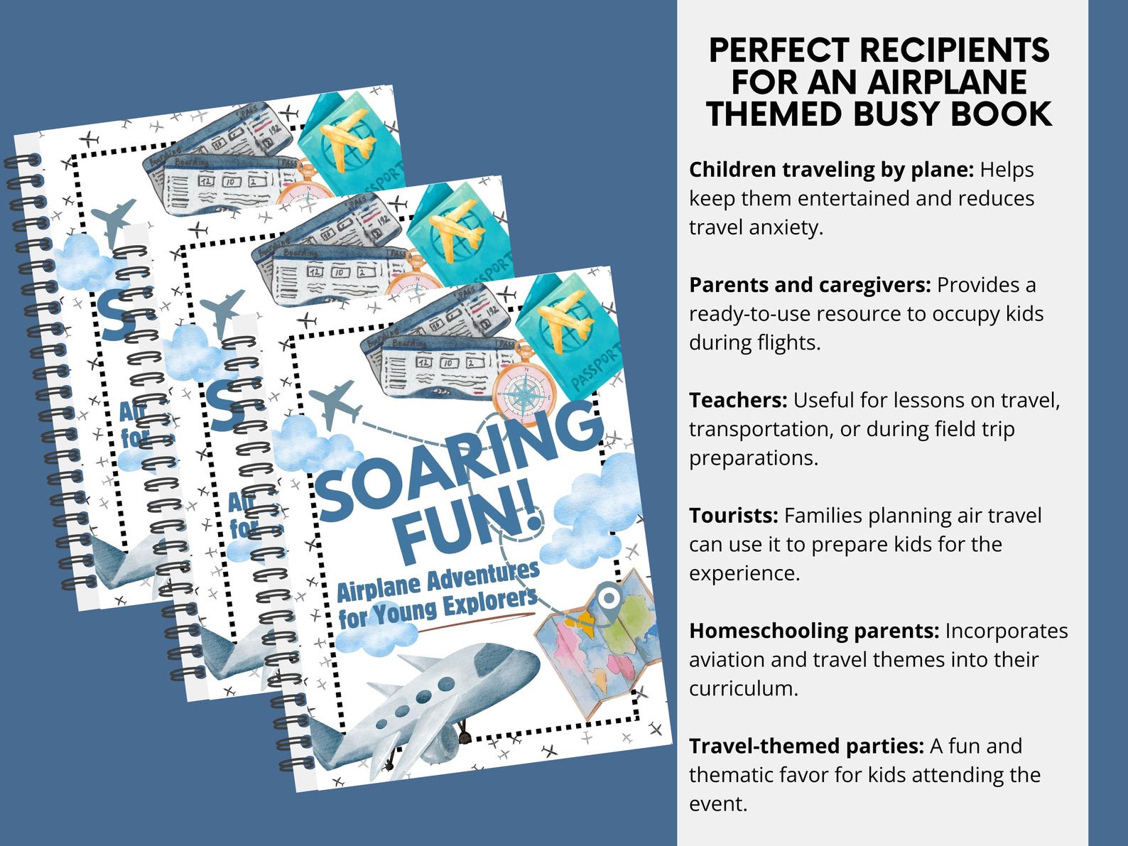 Airplane Activities for Kids, Airplane Activity Bundle, Airport Social ...
