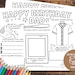 Happy Birthday Dad Baseball Coloring Page, Printable All About Dad, Dad ...