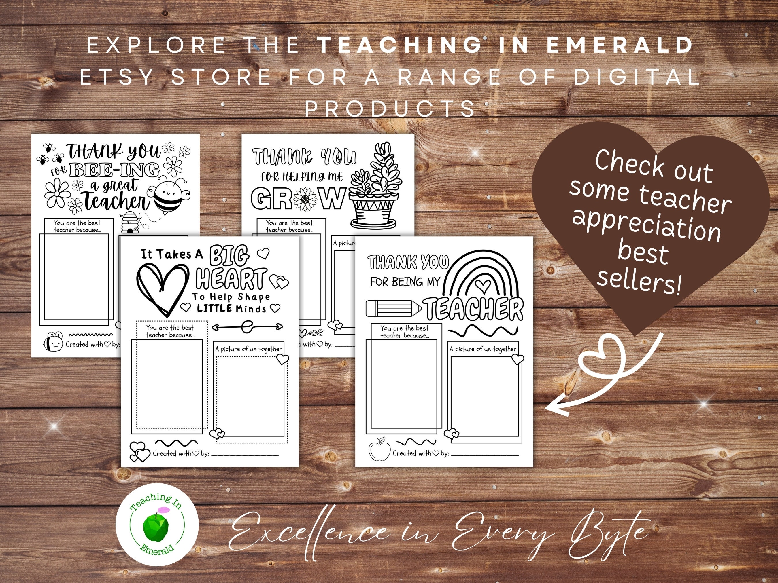Coffee Teacher Appreciation Cards, Printable Thank You Card, Thank You ...